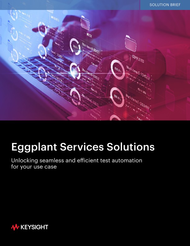 Eggplant Services Solutions PDF Asset Page | Keysight